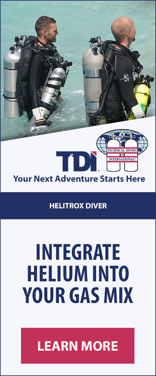 Tech Diver progression- Helitrox - C.J. Pierce, SCUBA Instructor